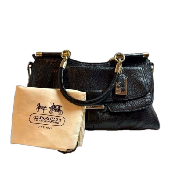 Coach | Bags | Coach Madison Pinnacle Pebbled Leather Carrie Flagship ...